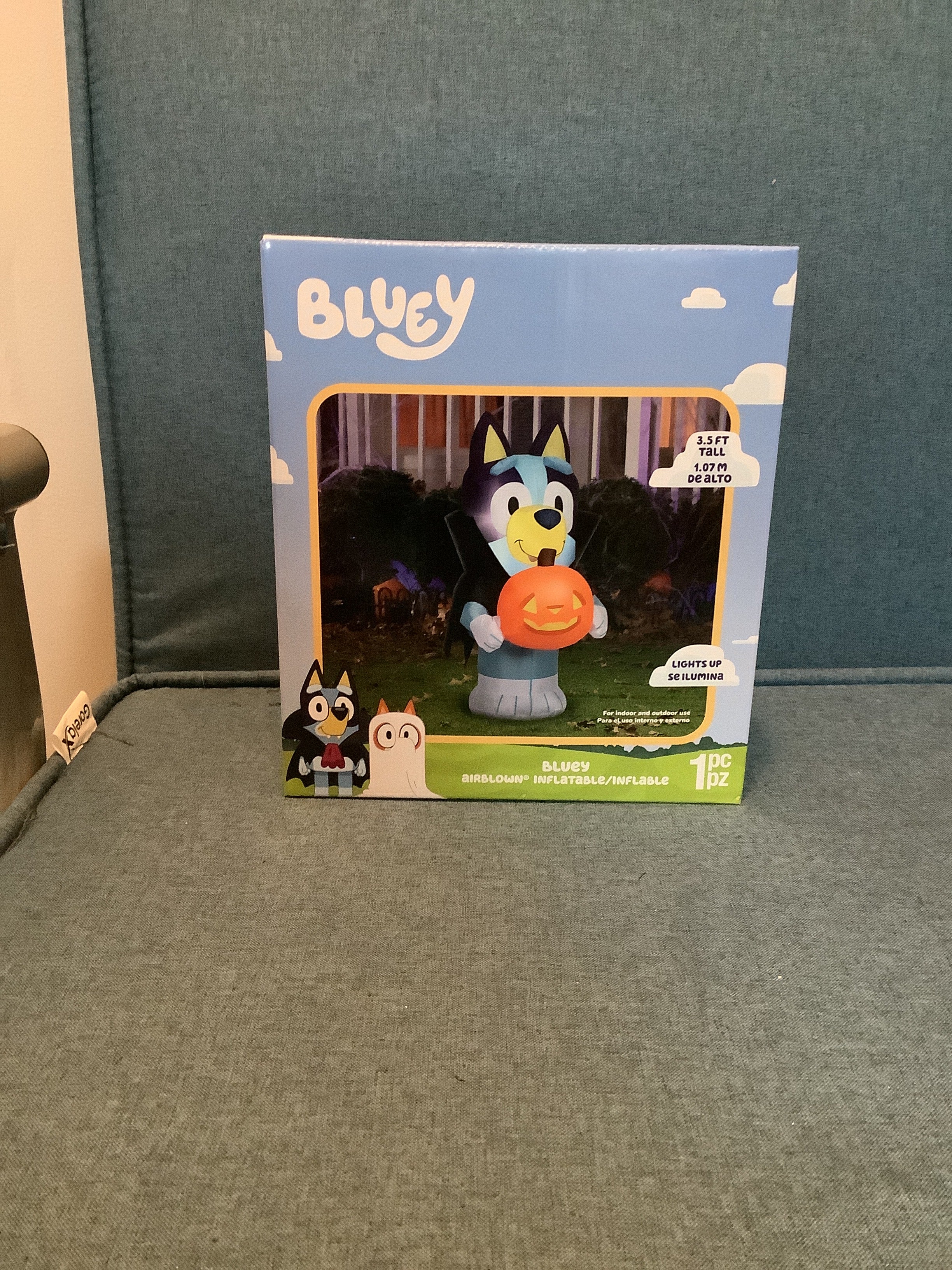 3.5 Inflatable Bluey in Vampire Costume – Spooky's Clarksville TN
